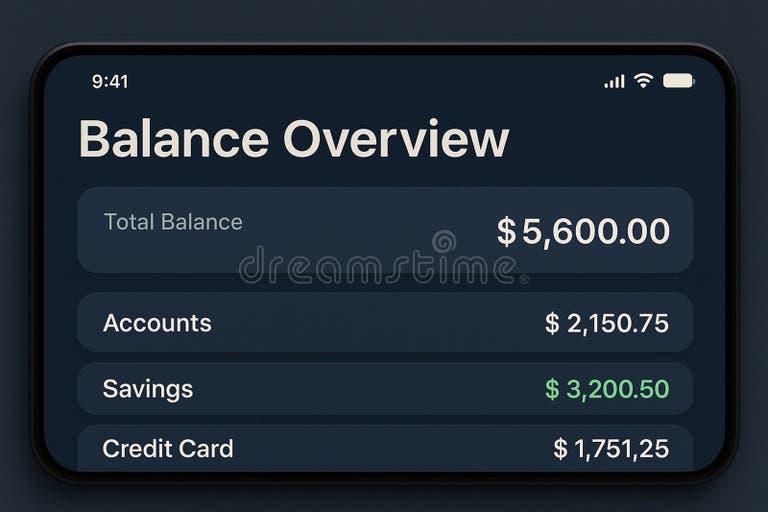 App Balance Overview Stock Illustrations – 30 App Balance Overview ...