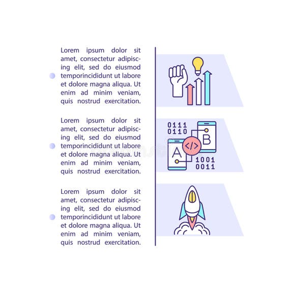 Mobile App Lifecycle Concept Icon with Text Stock Vector - Illustration ...