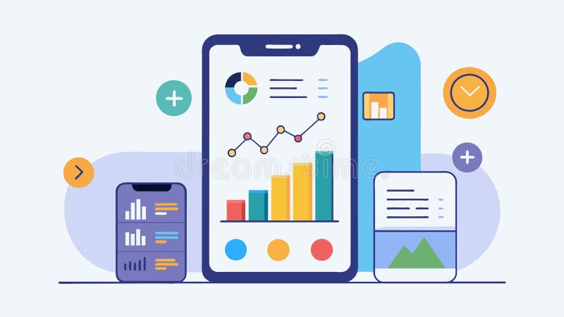 A Mobile App Transforms Rows of Numbers into Charts and Graphs Making ...