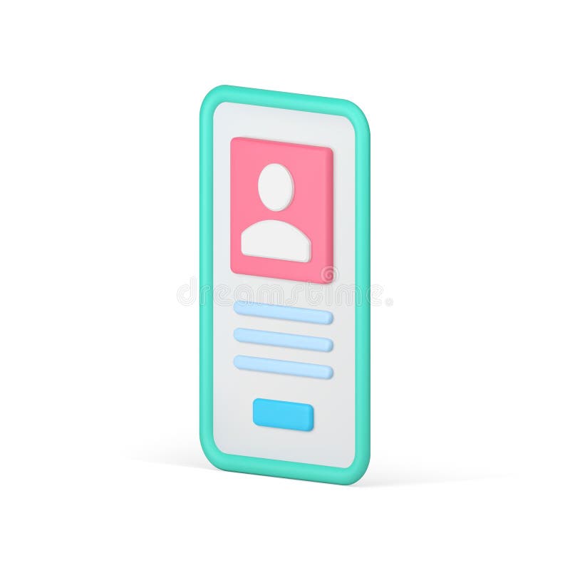 Mobile App User Profile Identification Homepage Authorization Username ...