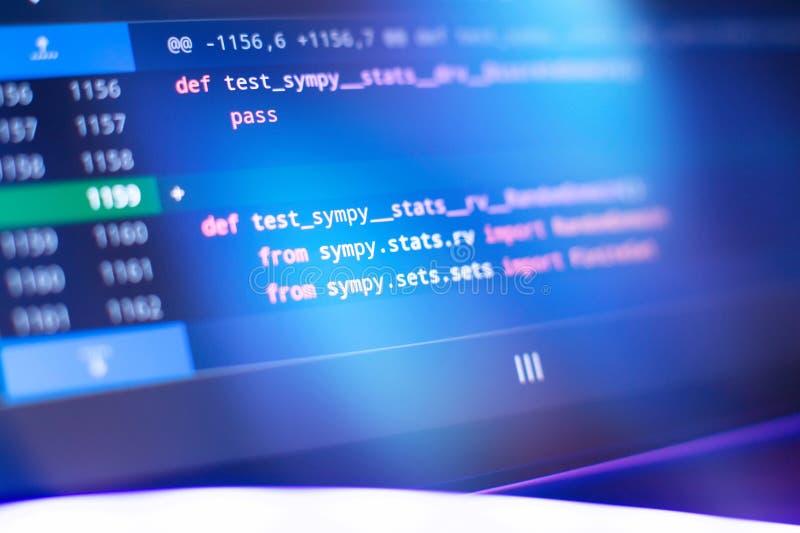 Programming Code Programming Code On Computer Screen Stock Image Image Of Function Abstract