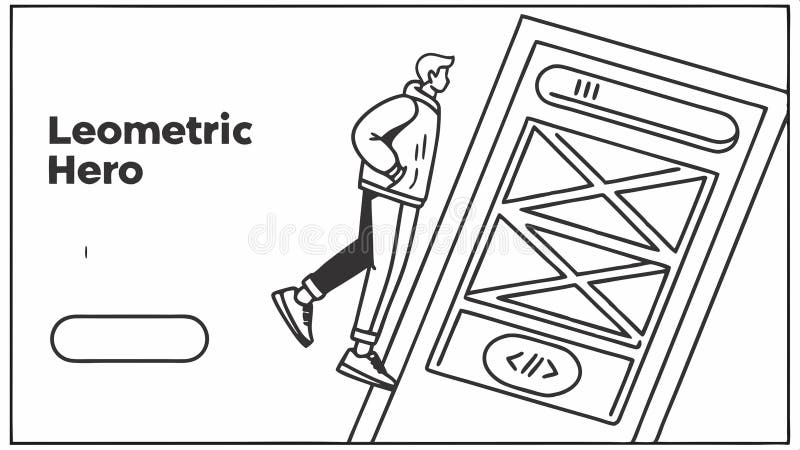Mobile App Wireframe, Ui Ux Design, App Layout, Mobile Interface Vector ...