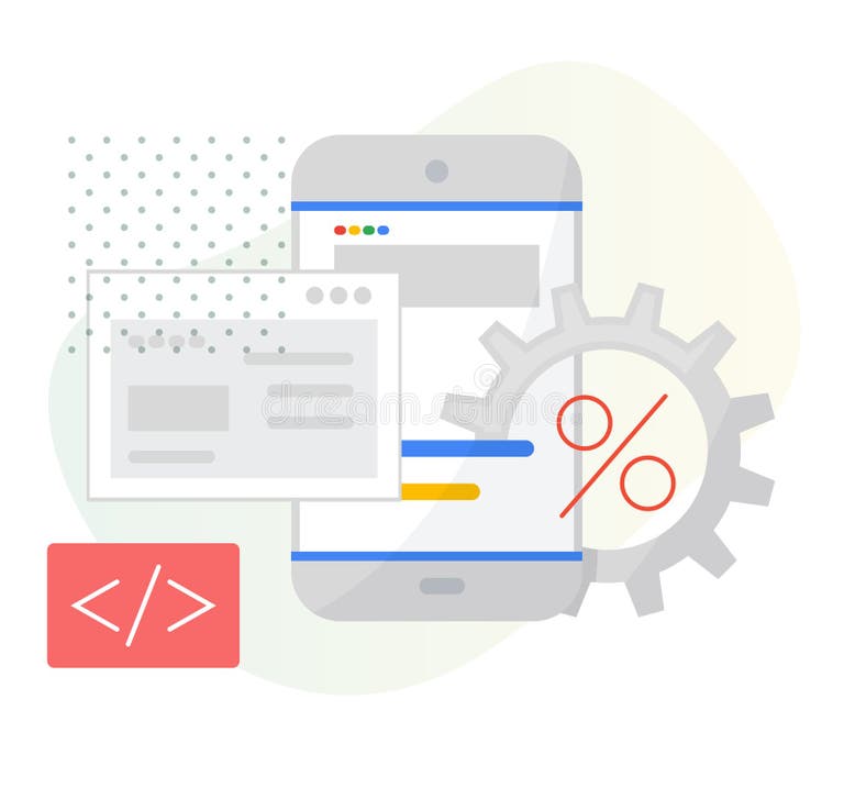 Mobile Application Development Process - Illustration Stock ...