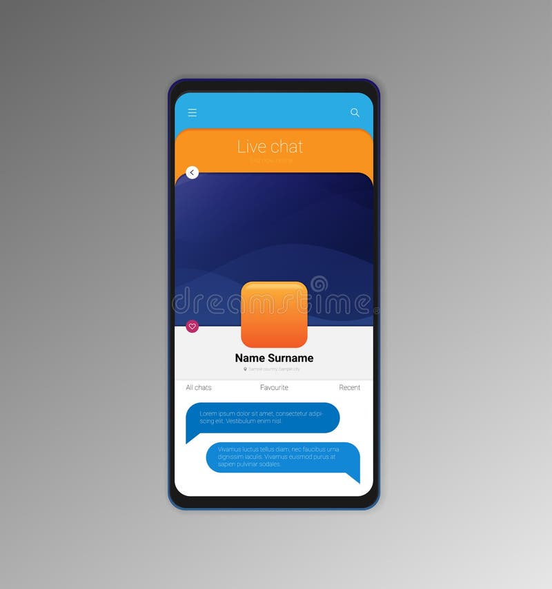 Mobile Application Interface : Live Chat Ui Ux Gui Screen for Mobile ... Mobile Application Interface : Live Chat Ui Ux Gui Screen for Mobile ...