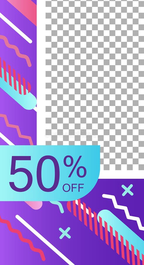 Mobile Application Interface in Memphis Style Stock Vector ...