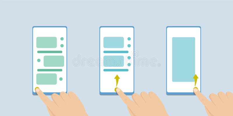 Spa Management App Smartphone Interface Vector Template Stock Vector - Illustration of ...