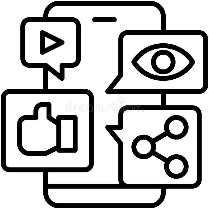 Mobile Application, Telecommuting or Remote Work Icon, Vector ...