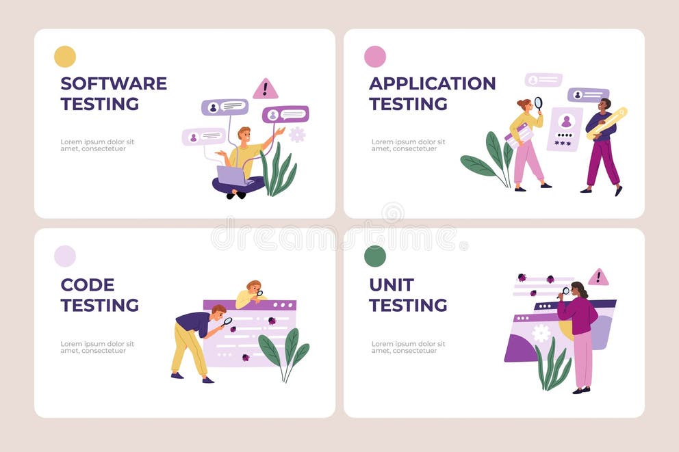 Mobile Application Testing. Landing Page. Checking Program Code for ...