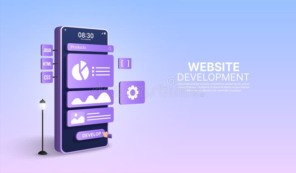 Mobile Application and Web Development Concept, Coding and Programming ...