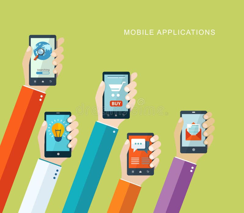 Vector Mobile App Infographics in Flat Style Stock Vector ... Vector Mobile App Infographics in Flat Style Stock Vector ...