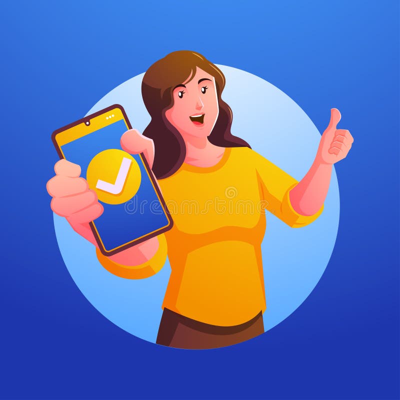 Mobile Applications Provide Benefits for Users Stock Vector ...