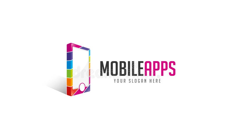 Mobile Apps Logo stock vector. Illustration of cmyk, data - 92554999