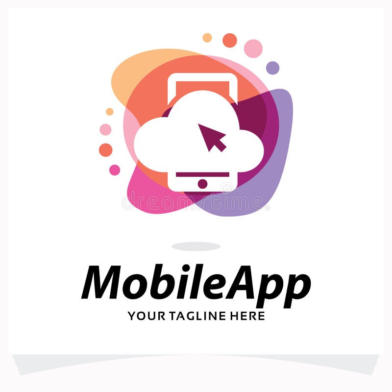 Mobile Apps Logo Template Design Template Stock Illustration ...