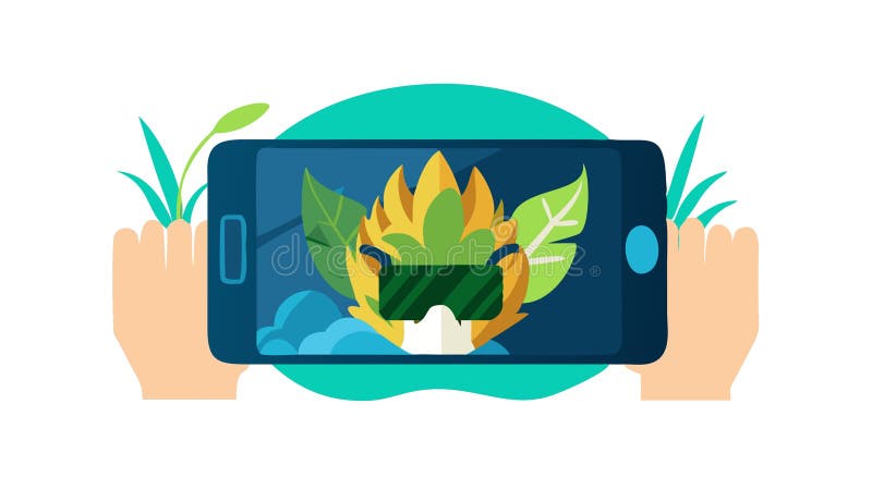 Mobile AR Gaming: Handheld Augmented Reality Experience, Vector Design ...