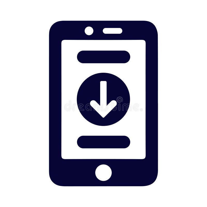 Mobile, Arrow, Down Arrow, Download, Mobile Software Download Icon ...