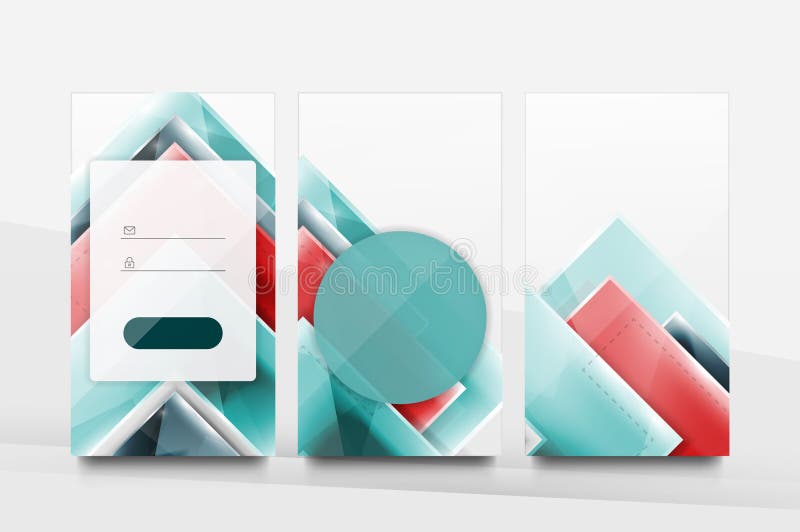 Mobile background ui stock vector. Illustration of leaflet - 74042065