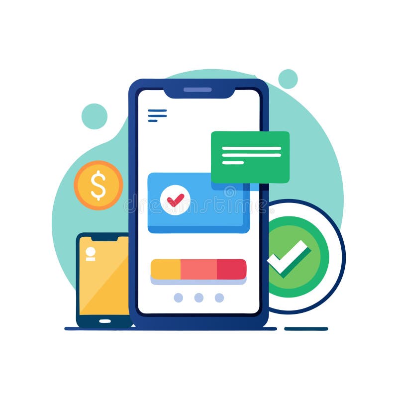 Mobile Banking App with Successful Transaction Confirmation and ...