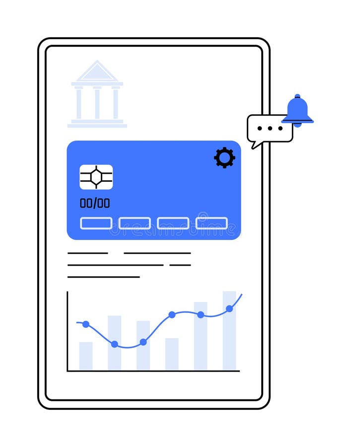 Mobile Banking Interface with Notification and Analytics Features for ...