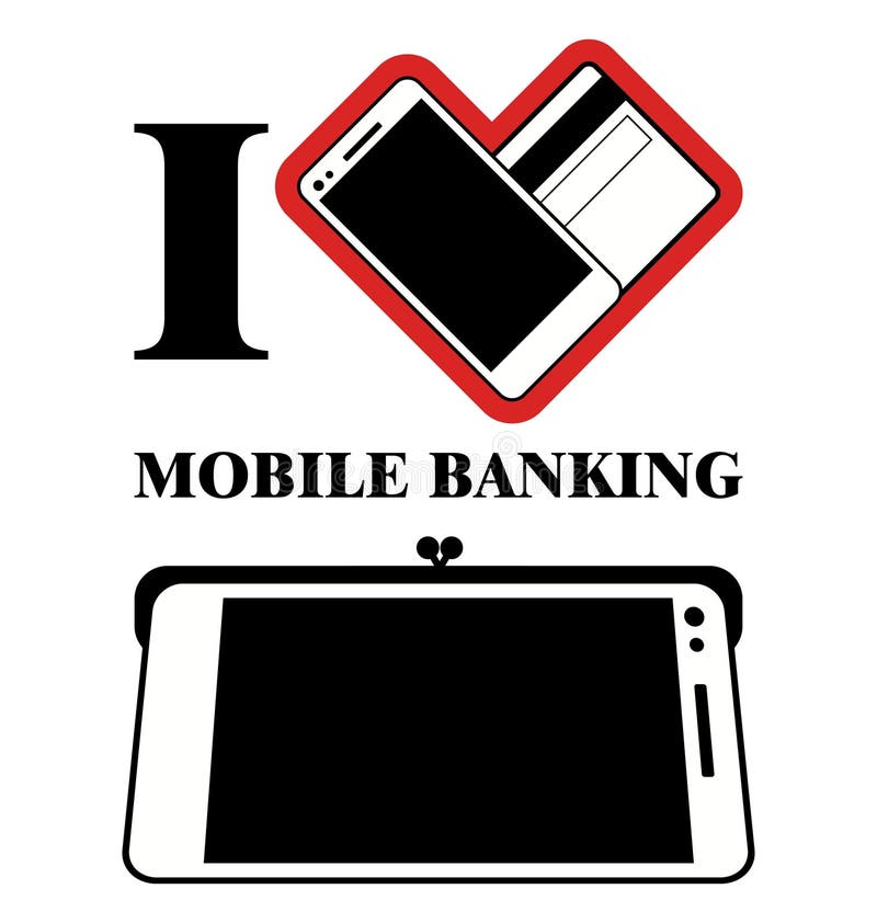 Mobile Banking Logo Design Vector Stock Vector - Illustration of ...