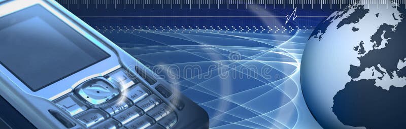 Mobile phone banner stock illustration. Illustration of schedule - 10210718