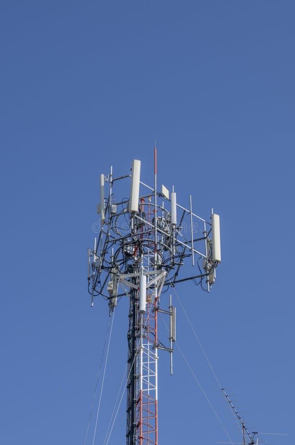 Mobile Base Station,Radio Relay Link Stock Photo - Image of cellular ...