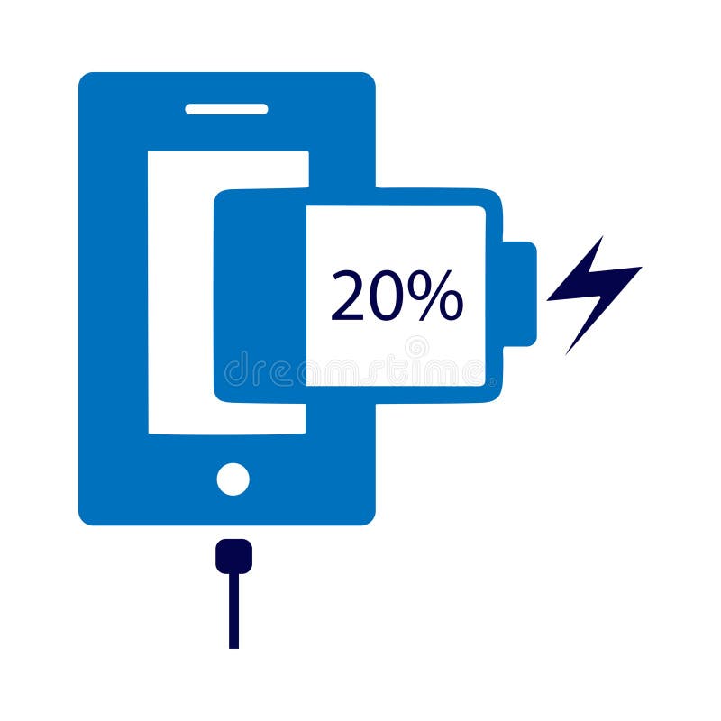 Mobile, Battery, Charging, Mobile Phone Battery Charging Icon Stock ...