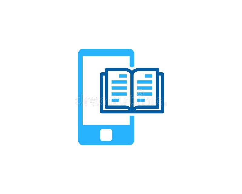 Mobile Book Logo Icon Design Stock Vector - Illustration of identity ...