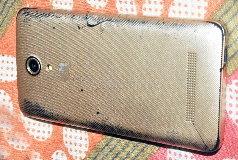 MOBILE is BROKEN CAMERA ALSO DAMAGE . Stock Photo - Image of cover ...