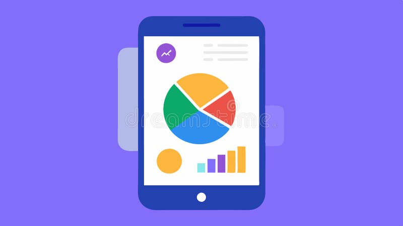 Mobile Budgeting App Interface a Smartphone Screen Displaying a ...
