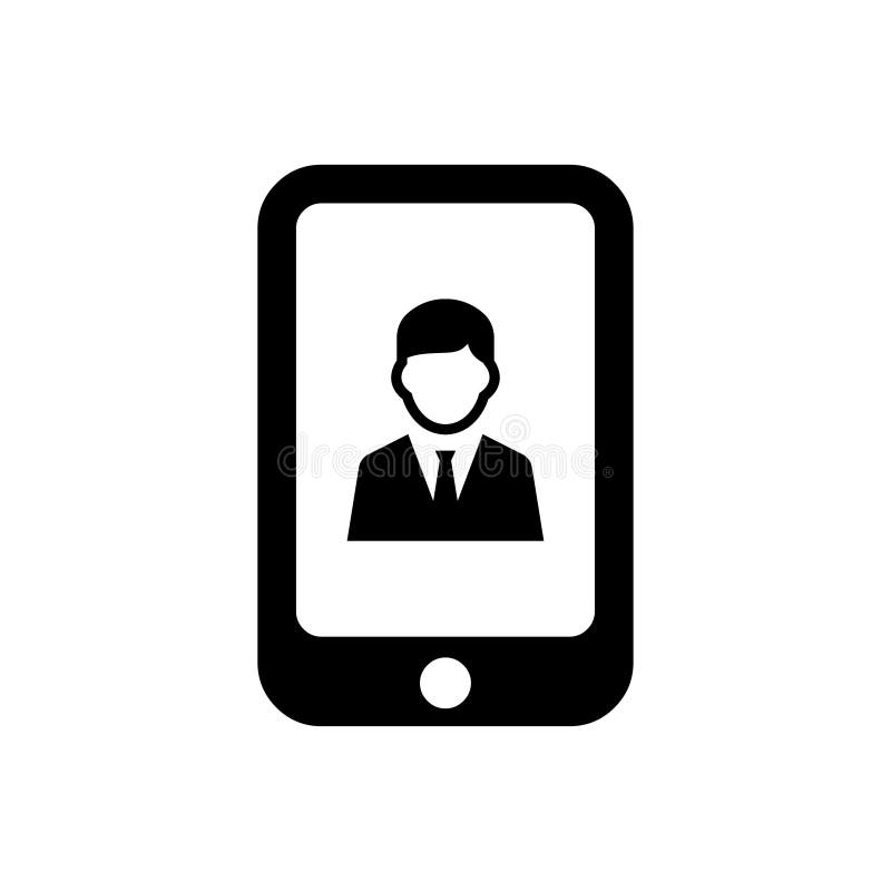 Mobile Business App Icon stock vector. Illustration of sign - 192458670