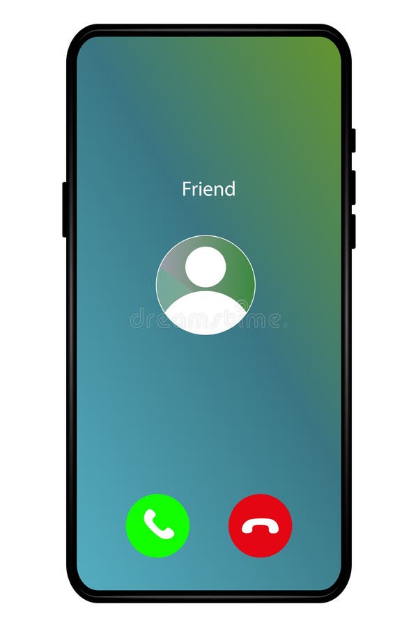 Incoming Call Screen User Interface Mobile Phone Stock Illustrations ... Incoming Call Screen User Interface Mobile Phone Stock Illustrations ...