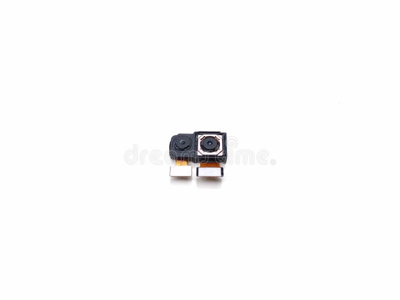 Mobile Camera Parts Isolated on White Background, Single Object Stock ...
