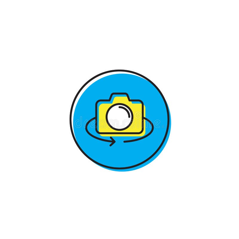 Mobile Camera Rotate Vector Icon, Isolated on White Background Stock ... Mobile Camera Rotate Vector Icon, Isolated on White Background Stock ...