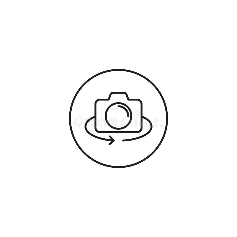 Mobile Camera Rotate Vector Icon, Isolated on White Background Stock ... Mobile Camera Rotate Vector Icon, Isolated on White Background Stock ...