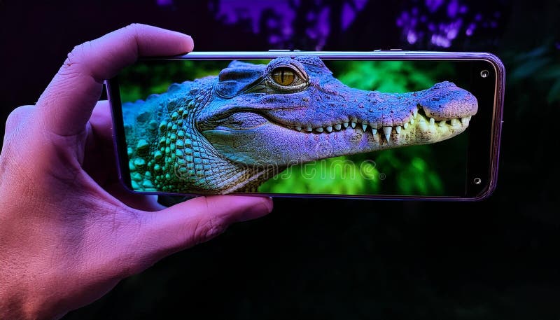 Mobile Capturing Image and Showing Information of Crocodile on the ...