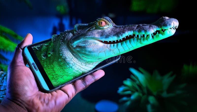 Mobile Capturing Image and Showing Information of Crocodile on the ...