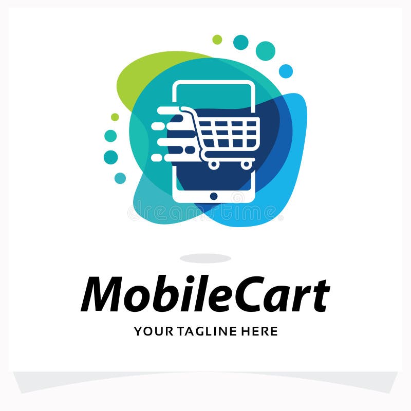 Mobile Cart Logo Template Design Template Stock Vector - Illustration ...