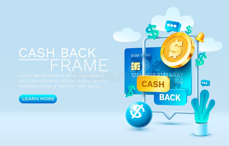 Mobile Cash Back Service, Financial Payment Smartphone Screen, Buying ...