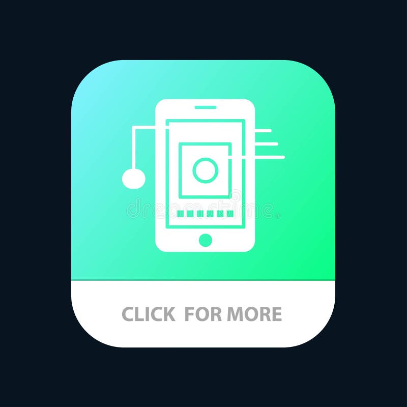 Mobile, Cell, Hardware, Network Mobile App Icon Design Stock Vector ...