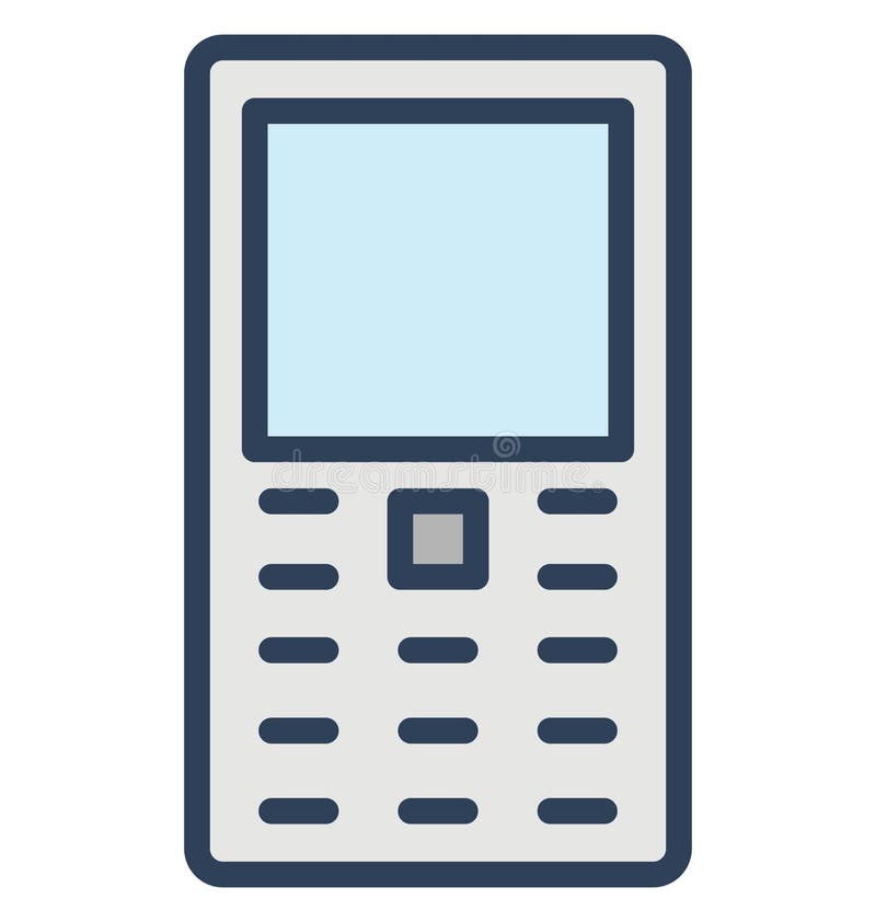Mobile, Cell, Isolated Vector Icon that Can Be Easily Edited in Any ...