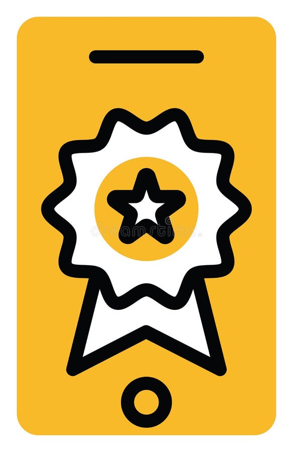 Mobile certification, icon stock vector. Illustration of corona - 259399792