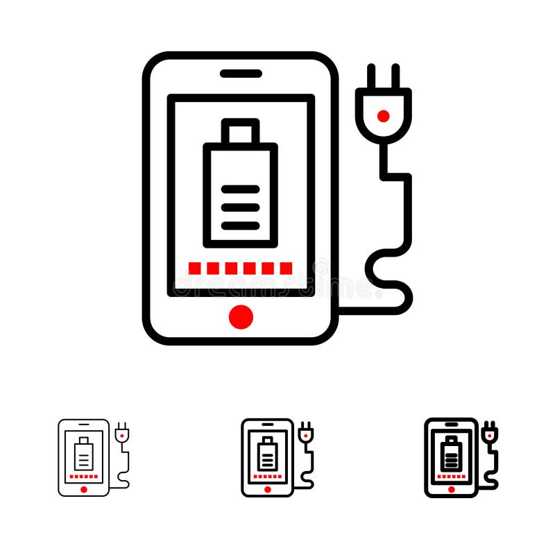 Mobile, Charge, Full, Plug Blue Icon on Abstract Cloud Background Stock ...