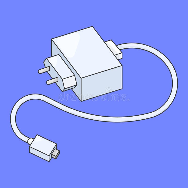 Mobile Charge Icon Vector. Phone Charging Device Illustration Stock ...