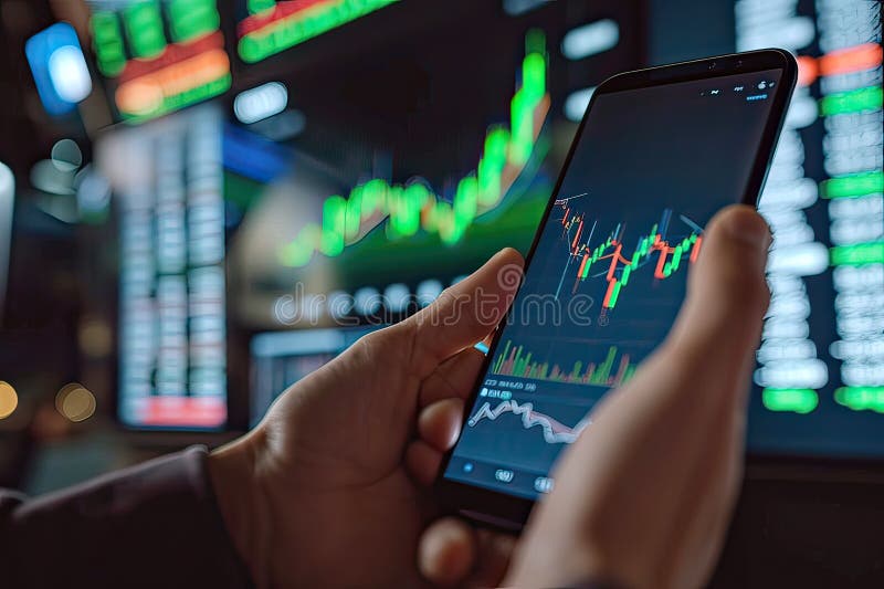 Smart Mobile Charting for Financial Insights. AI Generative Stock ...