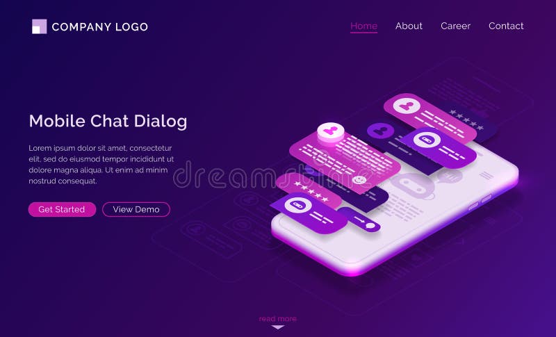 Chatbot Purple Stock Illustrations – 159 Chatbot Purple Stock ...