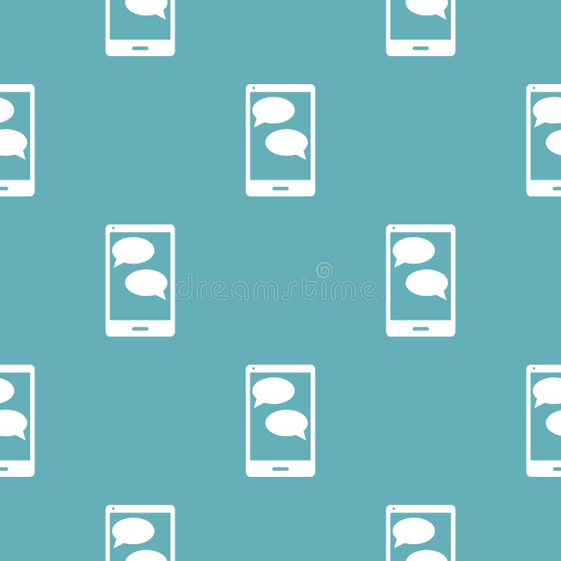 Mobile Chat Concept, Message Notifications. Vector Illustration Stock ...