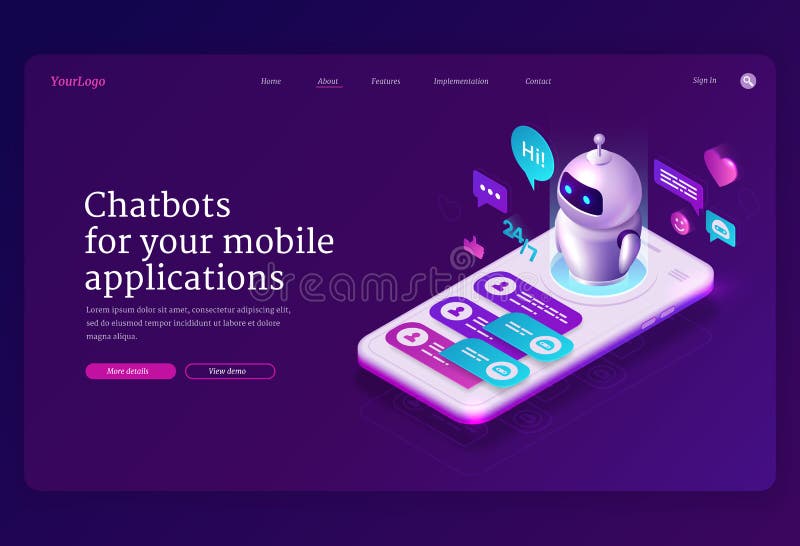 Chatbot Purple Stock Illustrations – 159 Chatbot Purple Stock ...