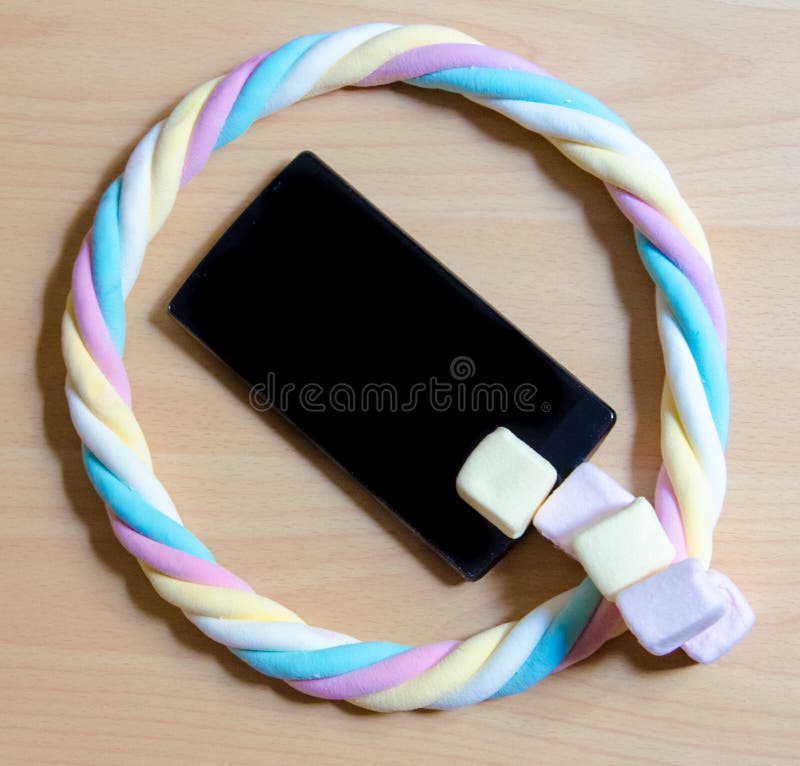 Mobile and Marshmallow Google Android Version 6.0 Stock Image - Image ...