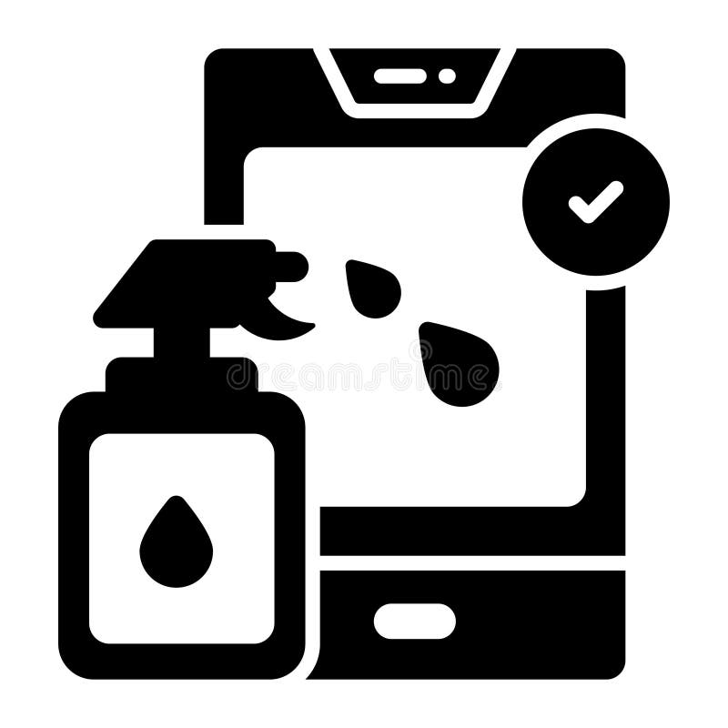 Mobile Cleaning Modern Concepts Design, Premium Quality Vector ...