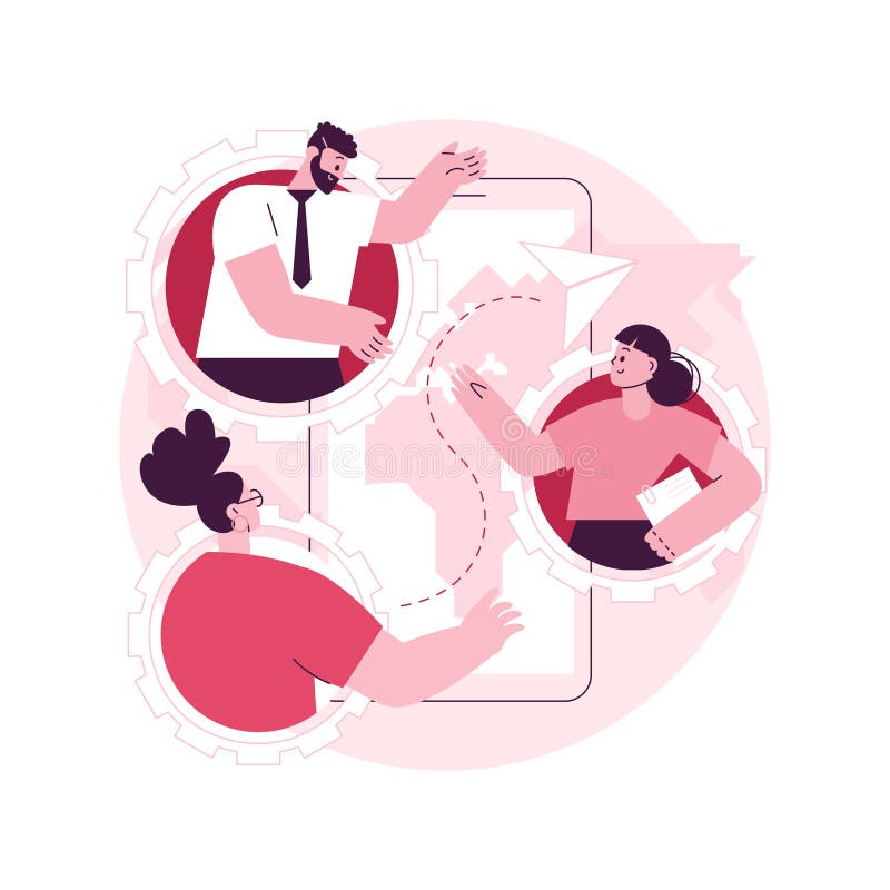 Illustration of a Collaborative Brainstorming Session with Creative Ideas and Innovative ...